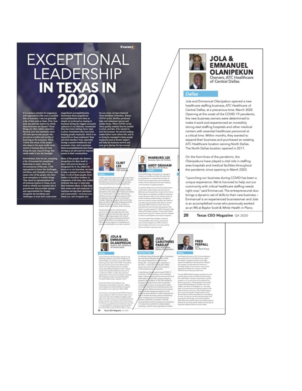 Texas CEO Magazine Feature - ATC Healthcare